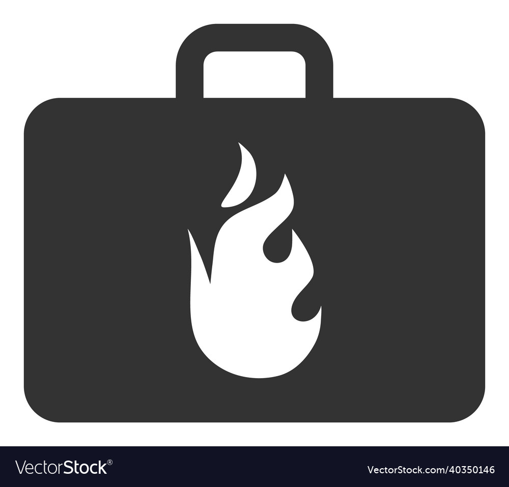 Emergency case flat icon image Royalty Free Vector Image