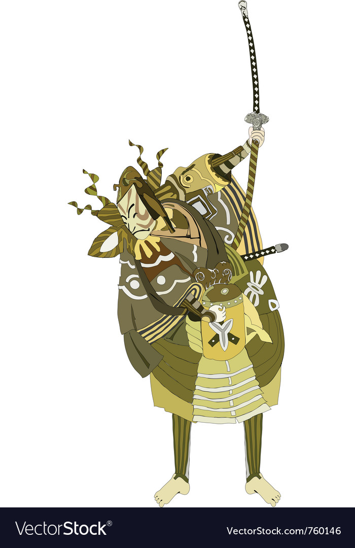 Samurai Royalty Free Vector Image - VectorStock