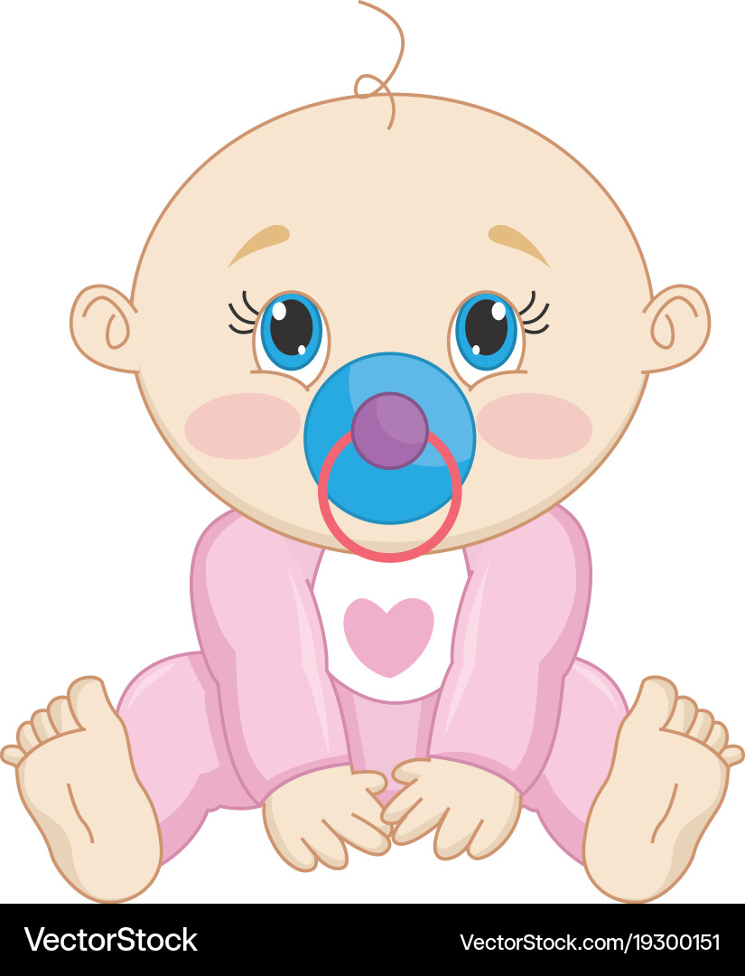A baby Royalty Free Vector Image - VectorStock