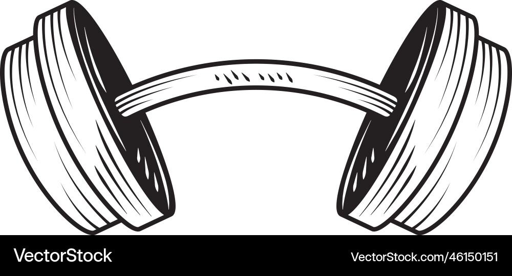 Gym sport weight Royalty Free Vector Image - VectorStock