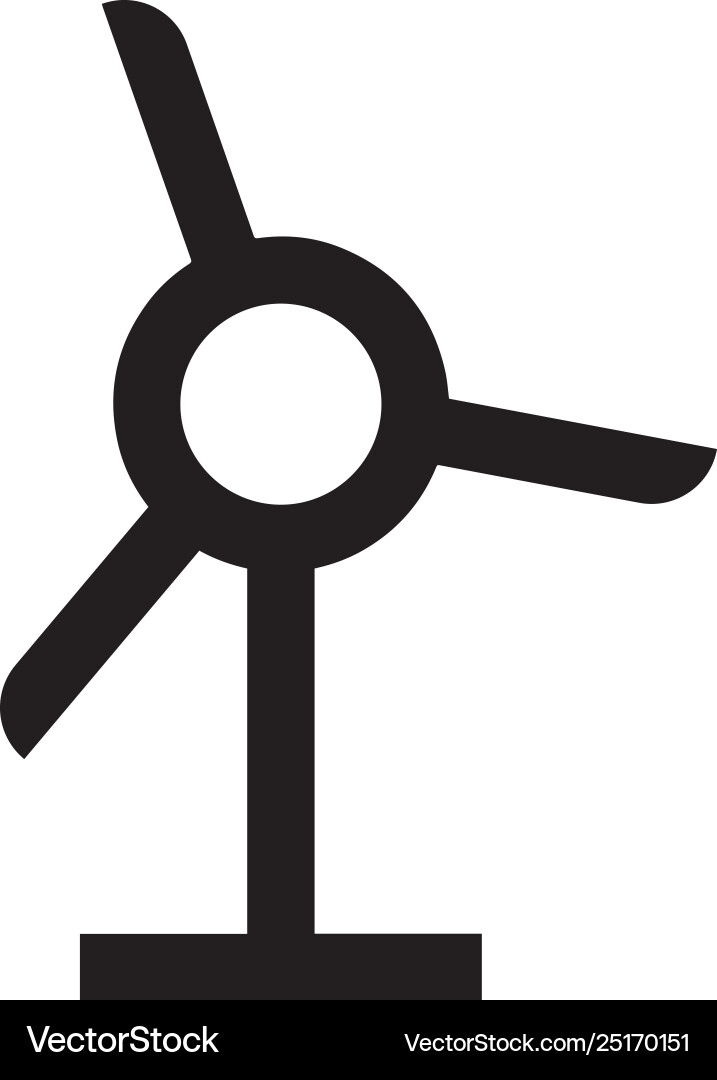 Windmill Royalty Free Vector Image - VectorStock