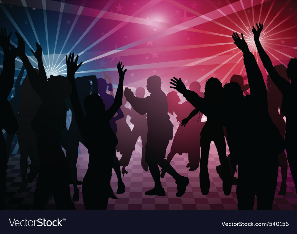 Disco dance Royalty Free Vector Image - VectorStock