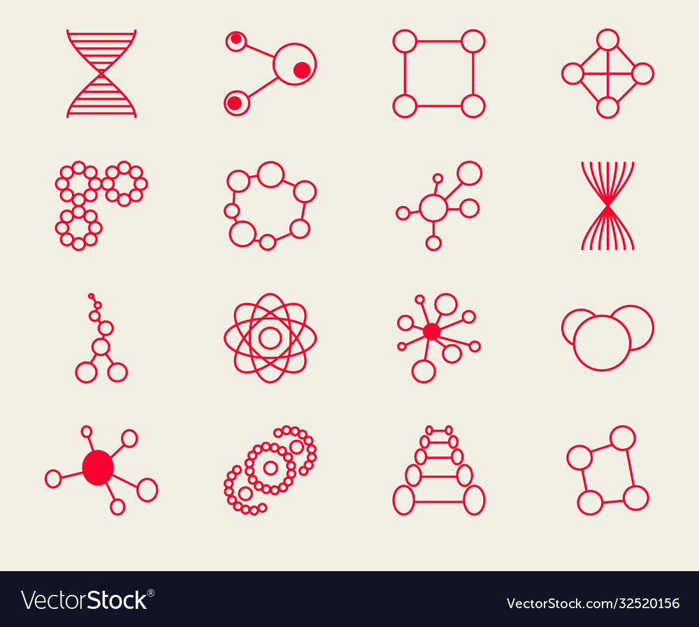 Molecule icon Royalty Free Vector Image - VectorStock