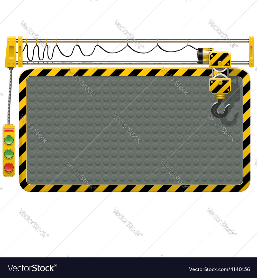 Telpher frame Royalty Free Vector Image - VectorStock