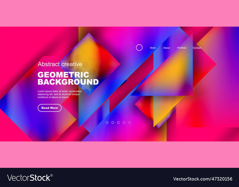 Triangle abstract background Royalty Free Vector Image