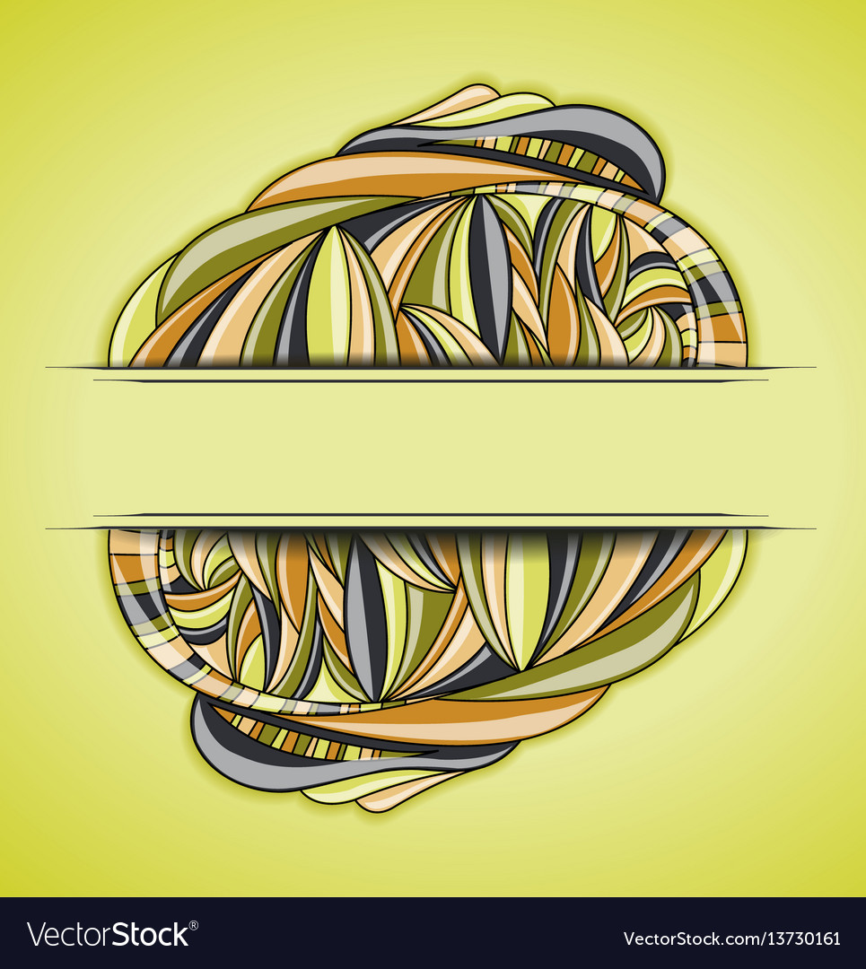 Abstract colorful frame Royalty Free Vector Image