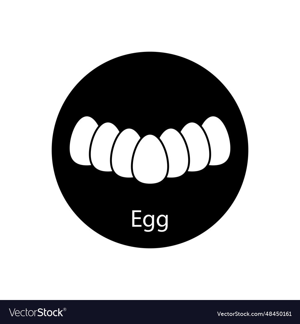 Egg icon Royalty Free Vector Image - VectorStock