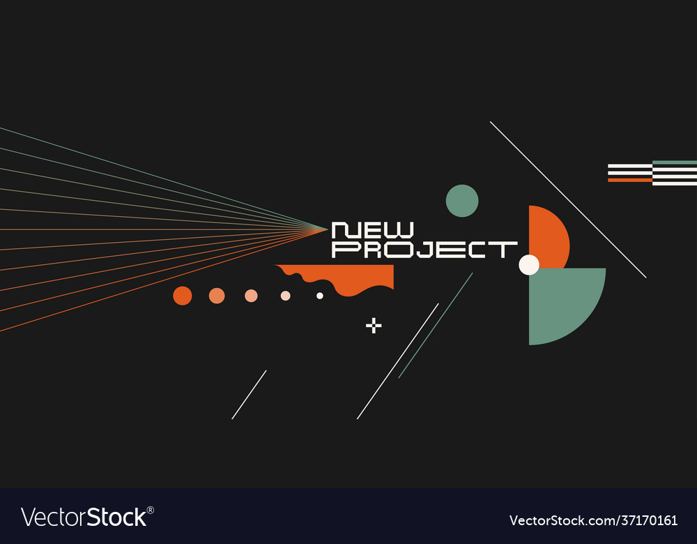 Poster with dynamic waves Royalty Free Vector Image