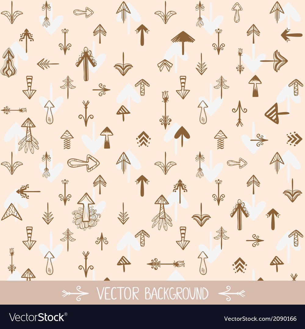 Arrows pattern Royalty Free Vector Image - VectorStock