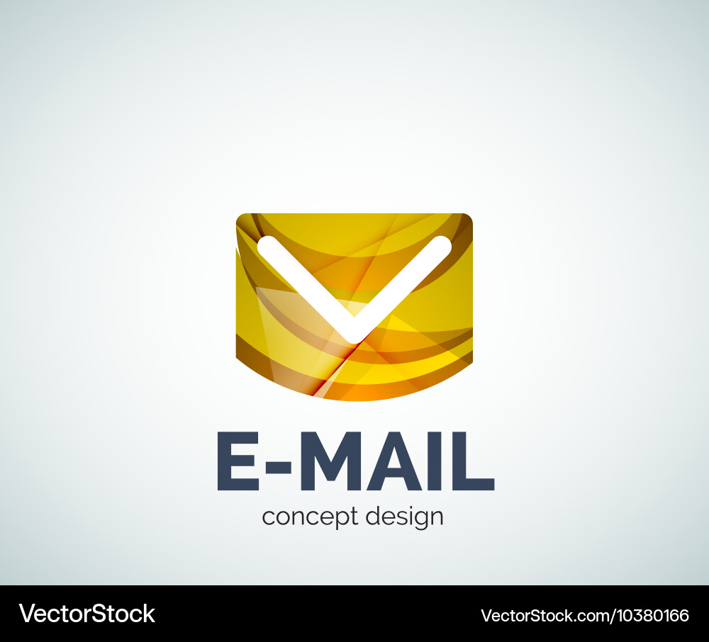 E-mail logo business branding icon Royalty Free Vector Image
