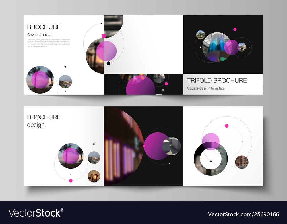 Layout square format covers design Royalty Free Vector Image