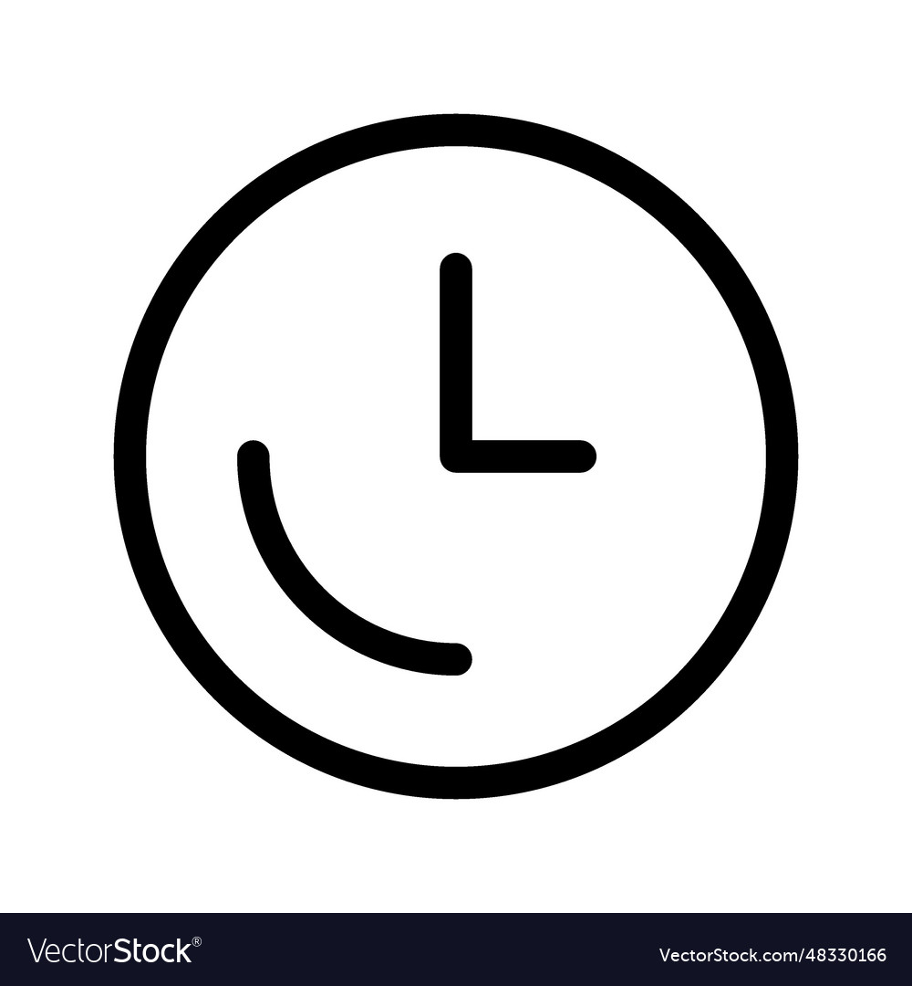 Time icon Royalty Free Vector Image - VectorStock