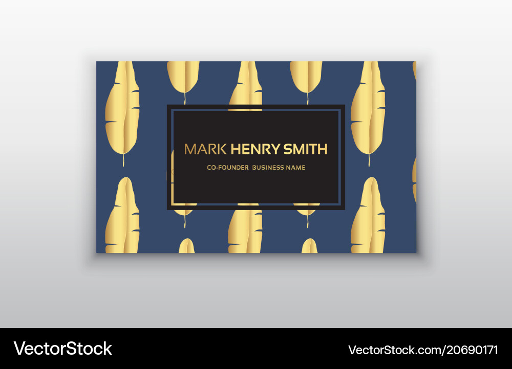 Business card luxury card design Royalty Free Vector Image