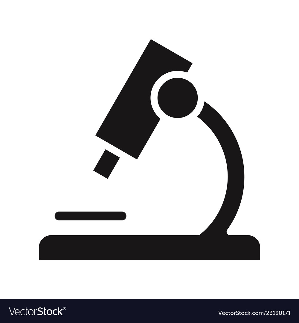 Microscope icon Royalty Free Vector Image - VectorStock