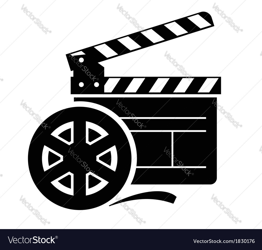 Clapper board icon Royalty Free Vector Image - VectorStock
