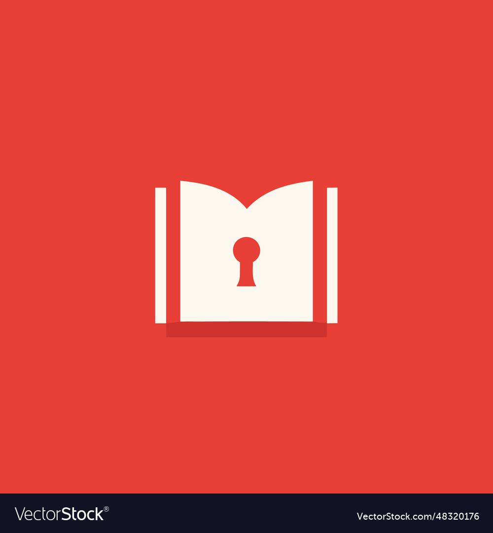 Computer security filled white logo Royalty Free Vector