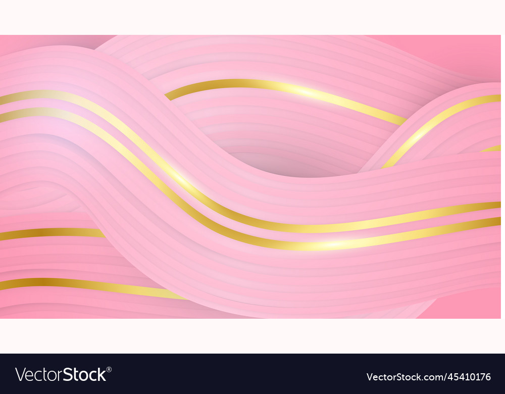 Luxury pink gold abstract background Royalty Free Vector