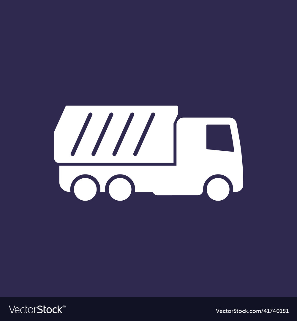 Tipper or dumper truck icon Royalty Free Vector Image Tipper or dumper truck icon Royalty Free Vector Image
