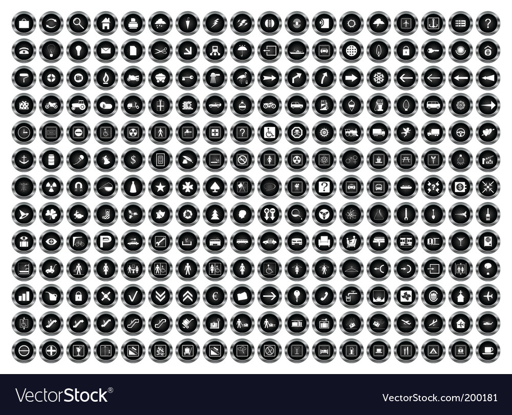 UI buttons Royalty Free Vector Image - VectorStock