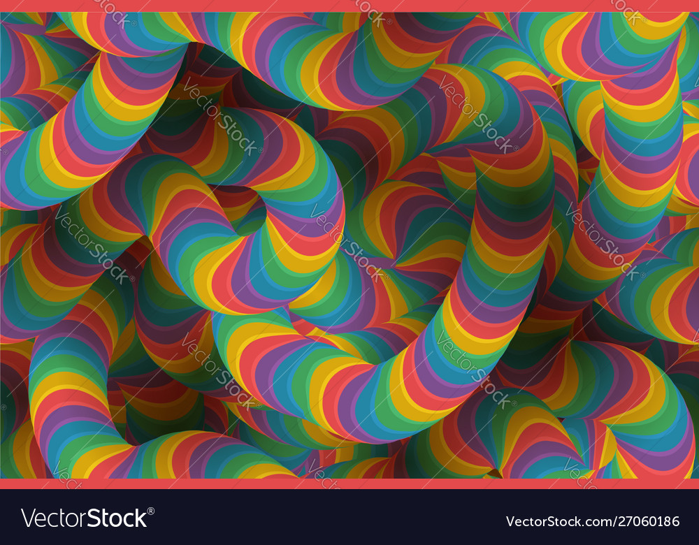 Abstract psychedelic pattern Royalty Free Vector Image