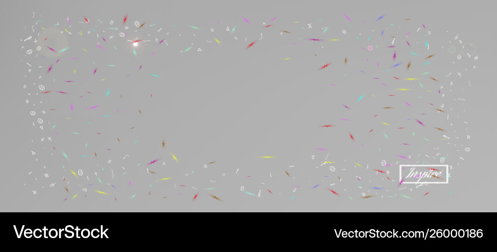 Colorful abstract ultra wide space background Vector Image