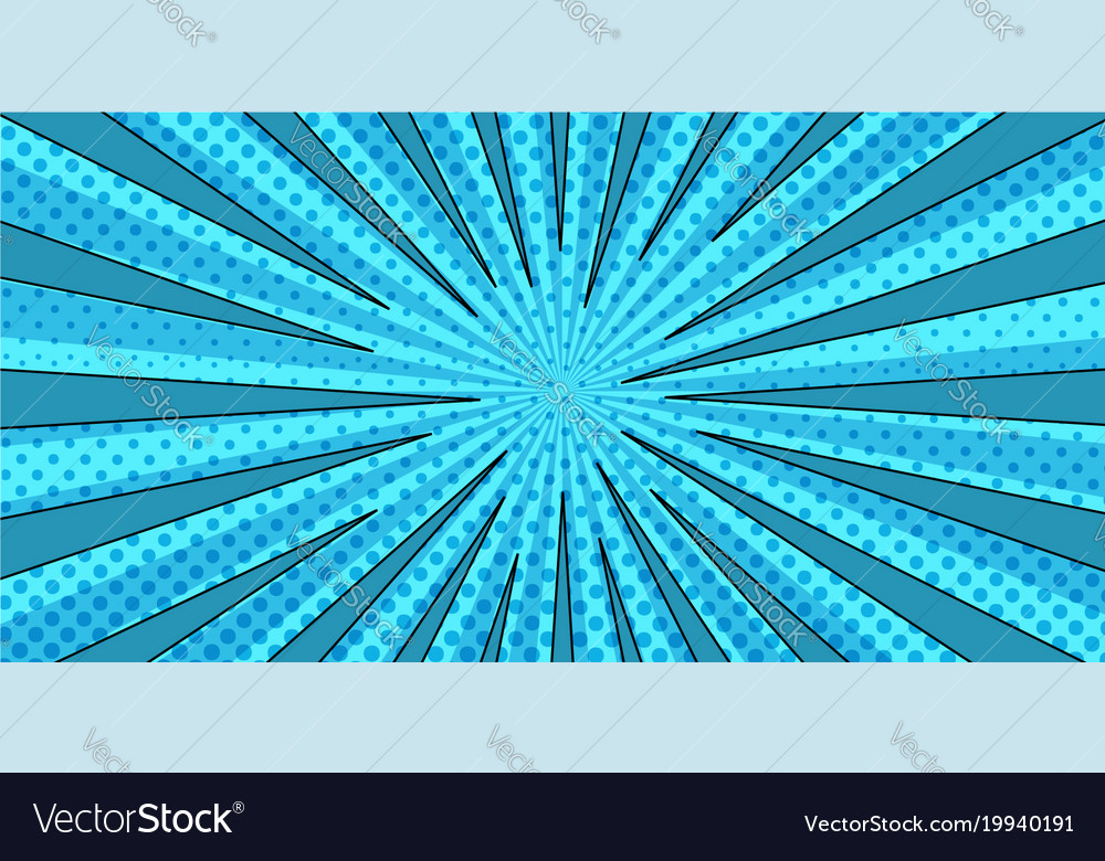 Comic book horizontal background Royalty Free Vector Image