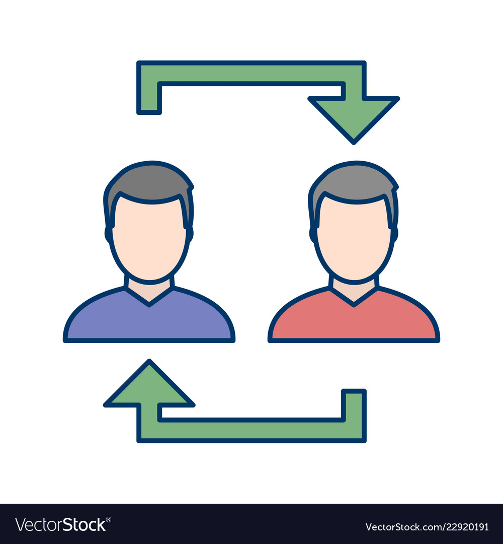 Exchange icon Royalty Free Vector Image - VectorStock