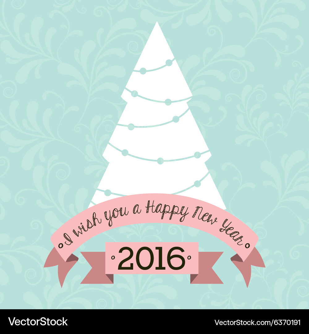 Happy new year 2016 Royalty Free Vector Image - VectorStock