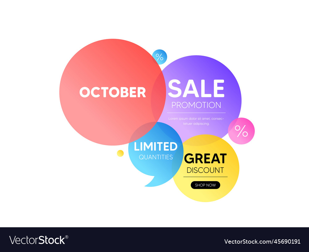October month icon event schedule oct date Vector Image