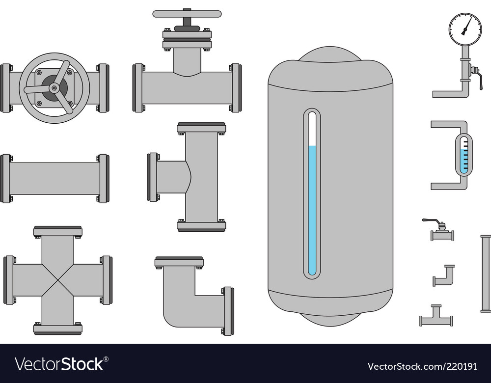 Pipes Royalty Free Vector Image - VectorStock