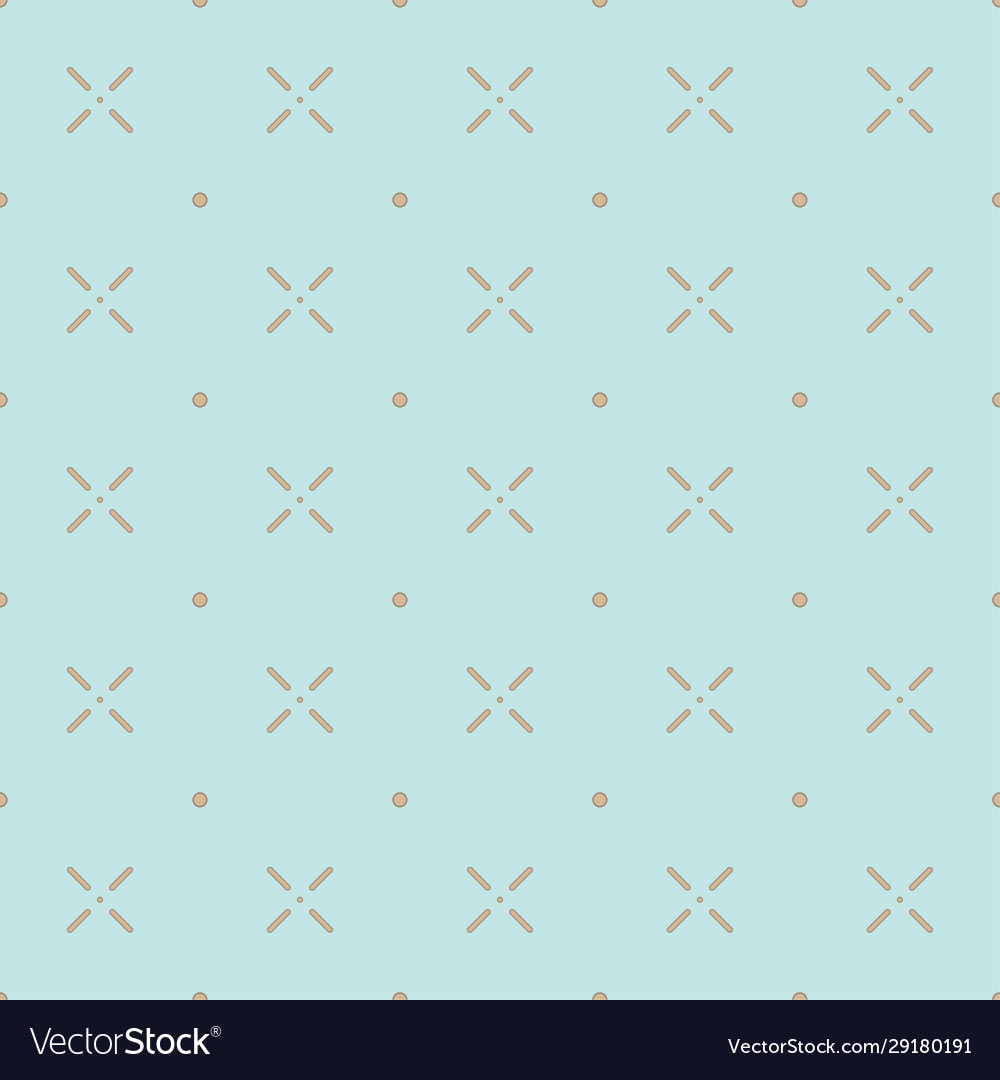 Simple seamless pattern lines and circles Vector Image