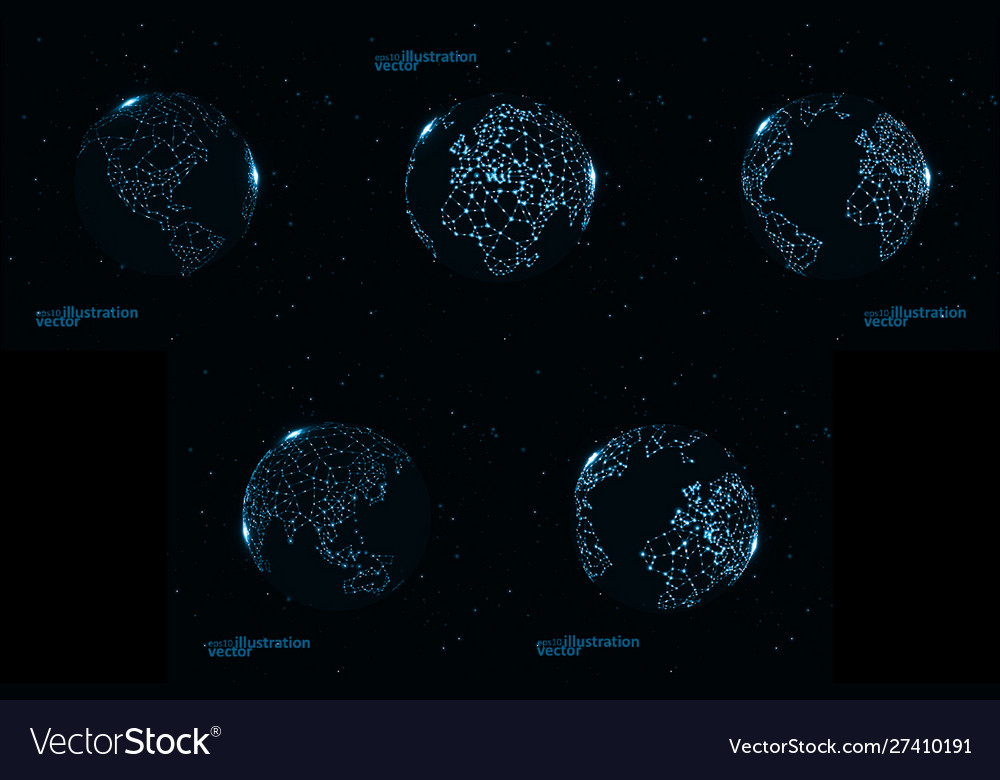 Technology image globe Royalty Free Vector Image