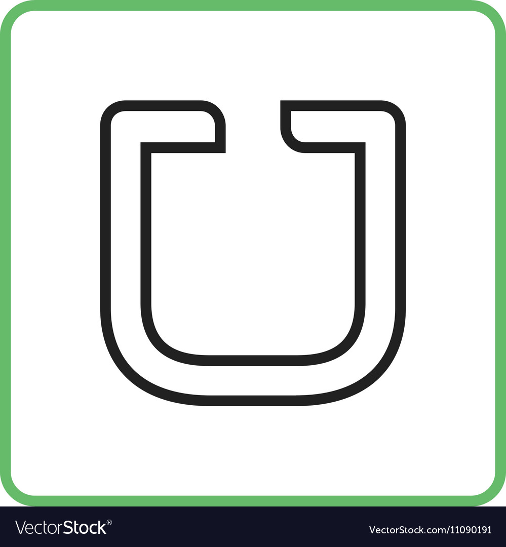 Uber Royalty Free Vector Image - VectorStock