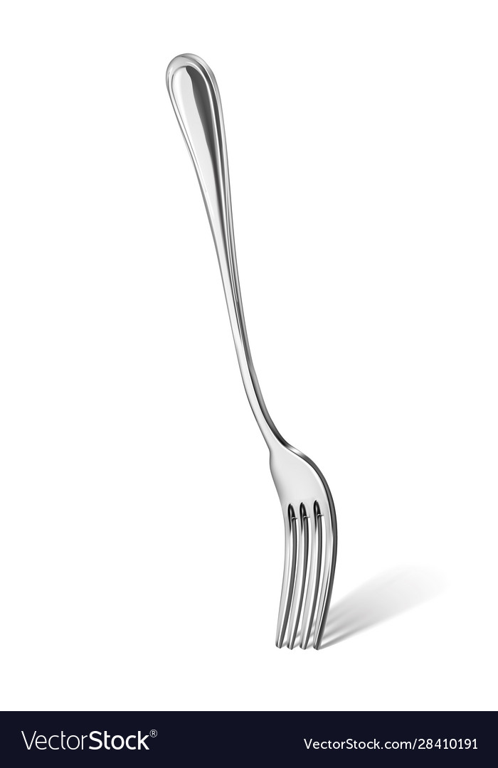 Uo a kitchen fork Royalty Free Vector Image - VectorStock