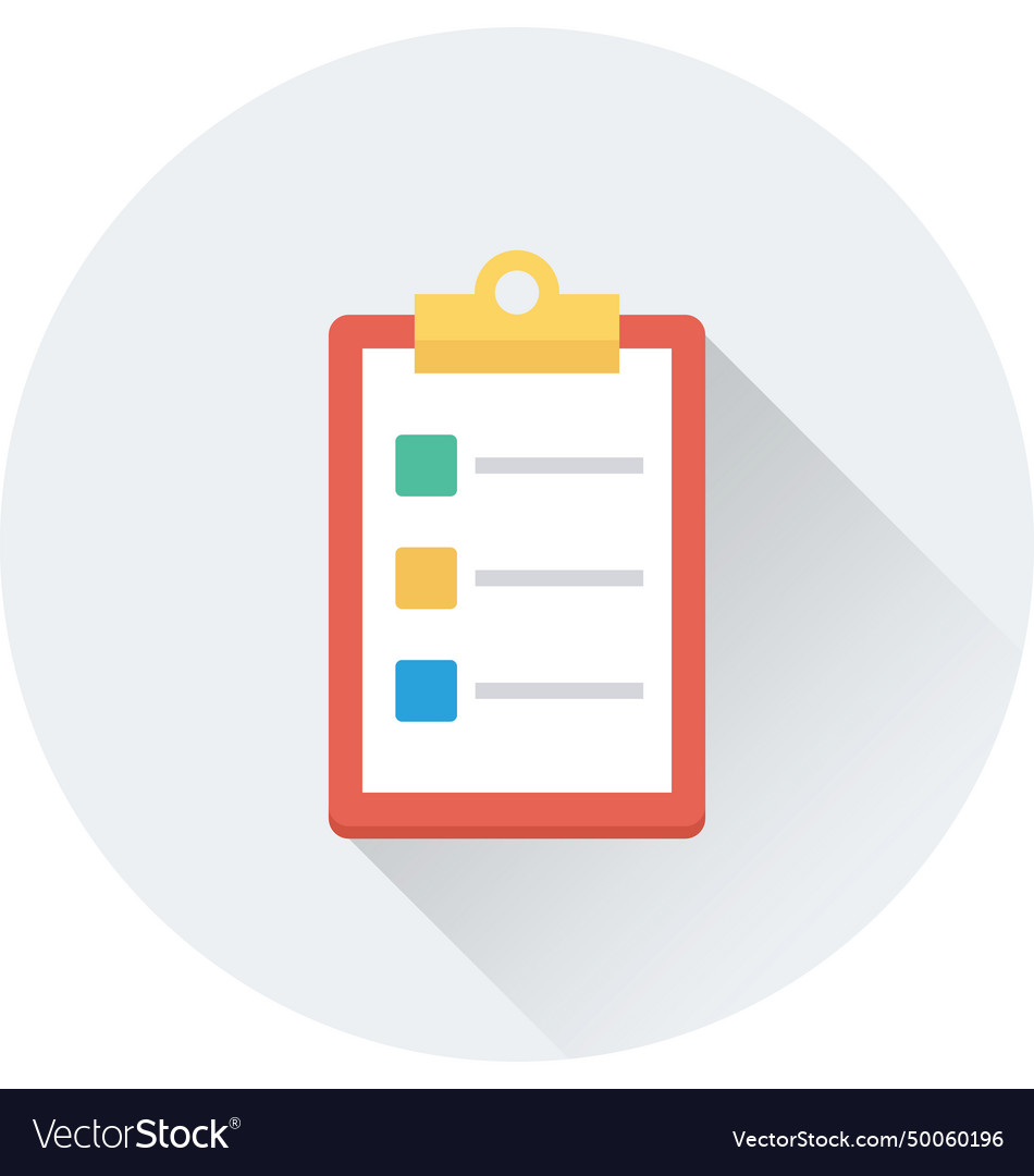 Checklist icon Royalty Free Vector Image - VectorStock
