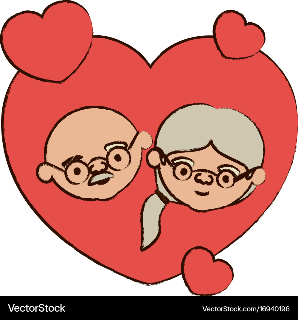 Color heart shape greeting card decorative Vector Image