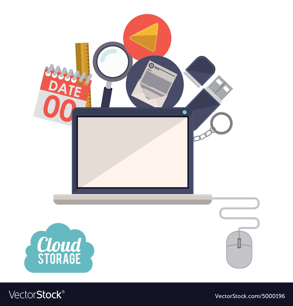 File storage design Royalty Free Vector Image - VectorStock