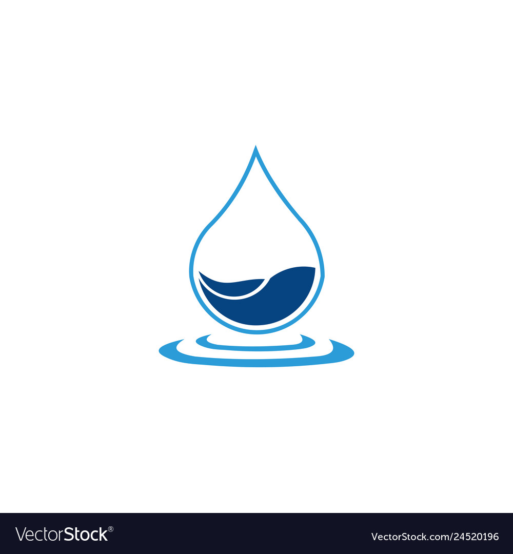 Water drop Royalty Free Vector Image - VectorStock