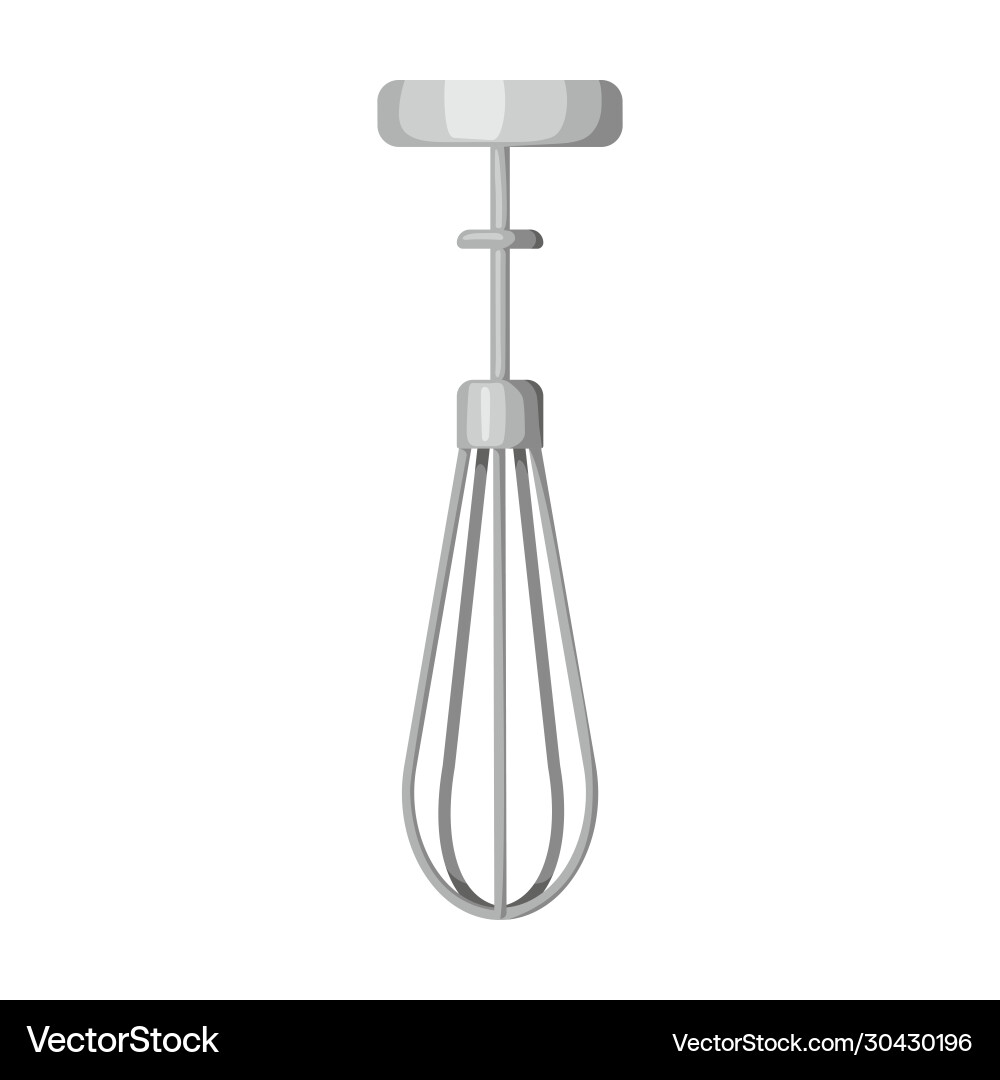 Whisk mixer iconcartoon icon Royalty Free Vector Image