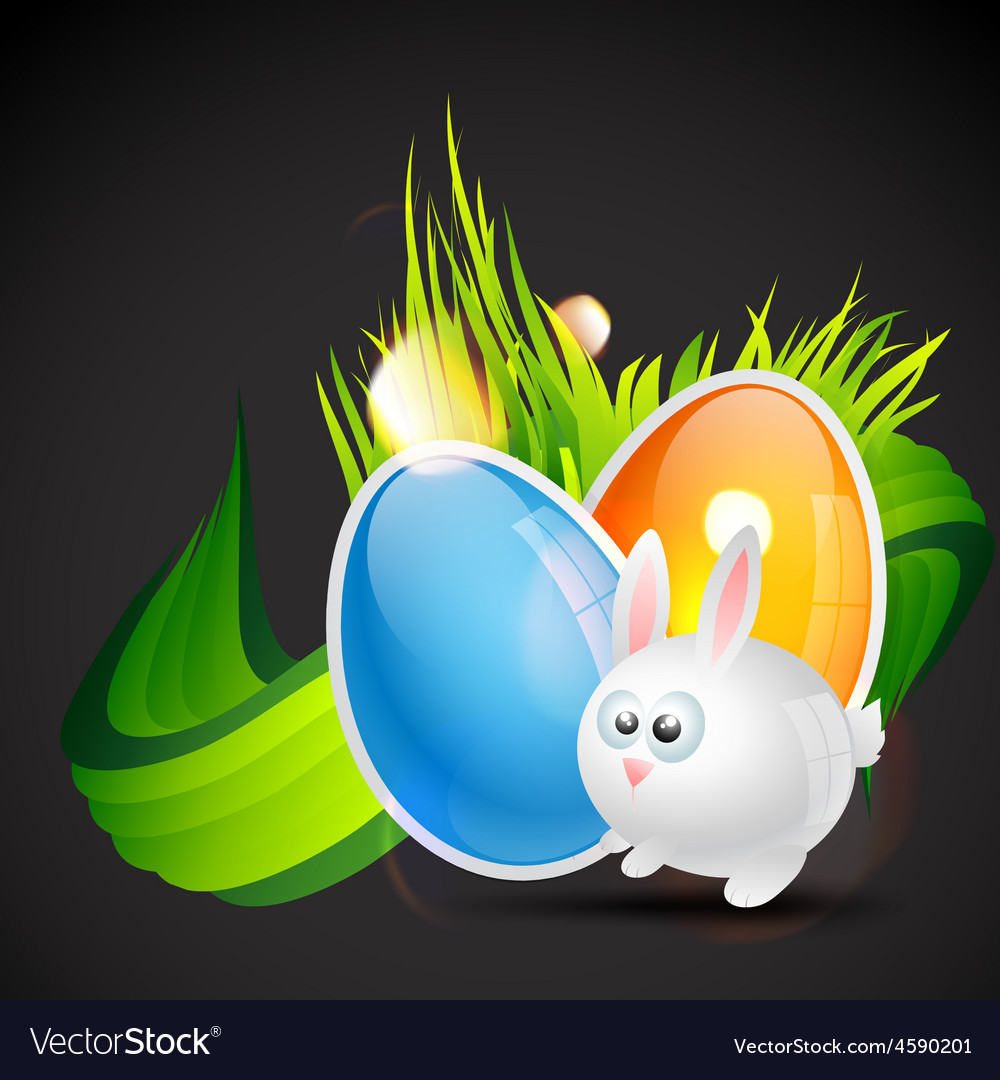 Colorful easter design Royalty Free Vector Image