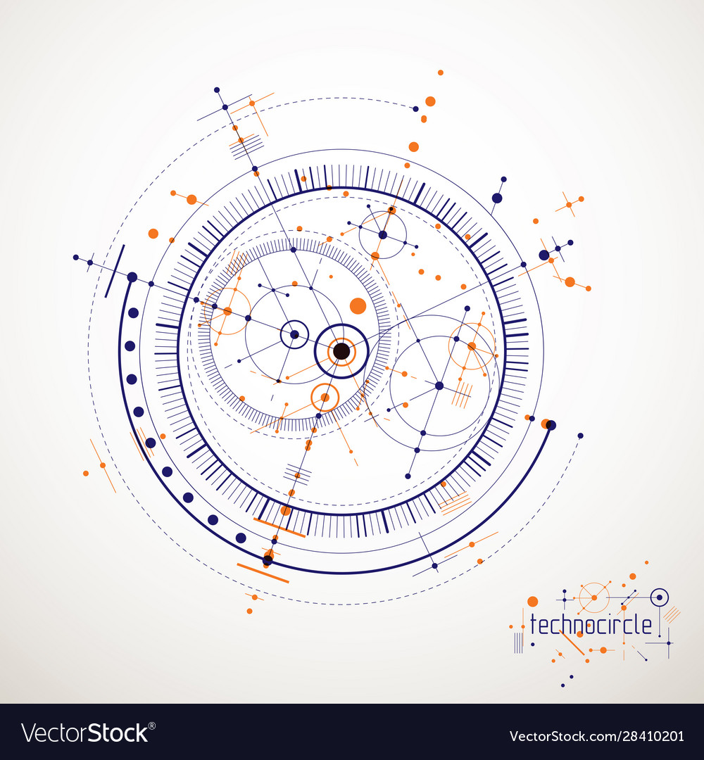 Futuristic abstract technology background Vector Image