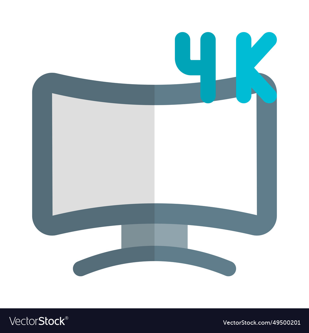 High-resolution display for clear visuals Vector Image