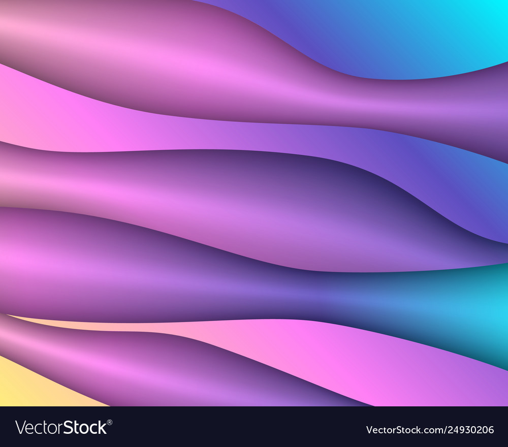 Abstract gradient 3d realistic background Vector Image