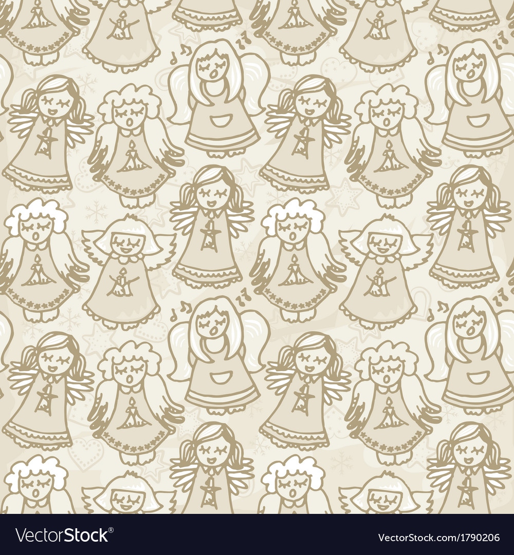 Angels background Royalty Free Vector Image - VectorStock