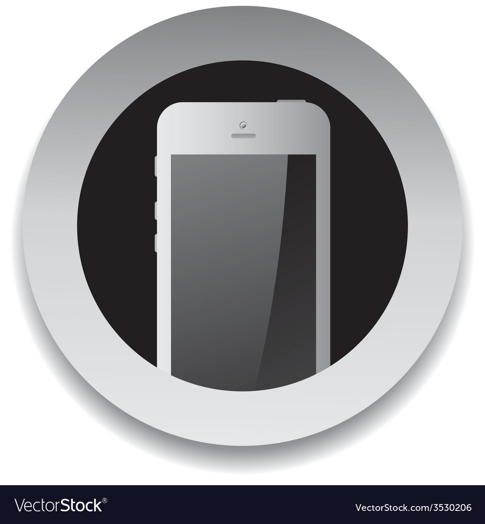 Mobile phone and computer device theme Royalty Free Vector