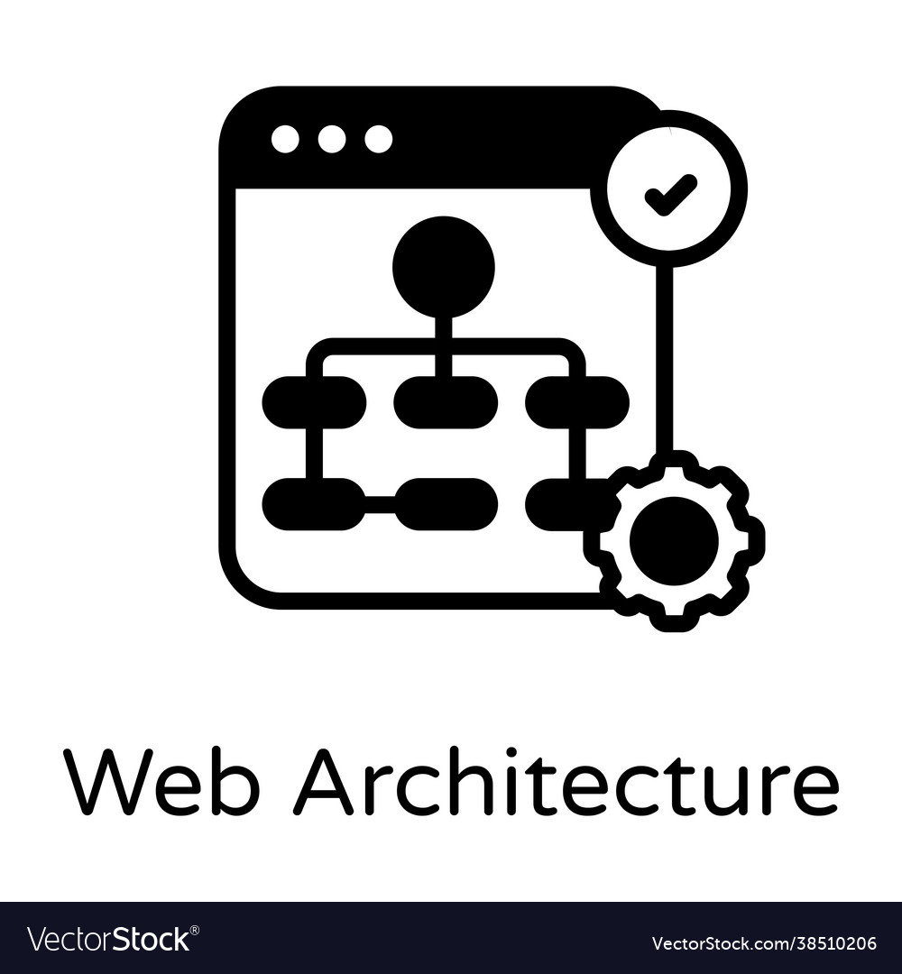 Web architecture Royalty Free Vector Image - VectorStock