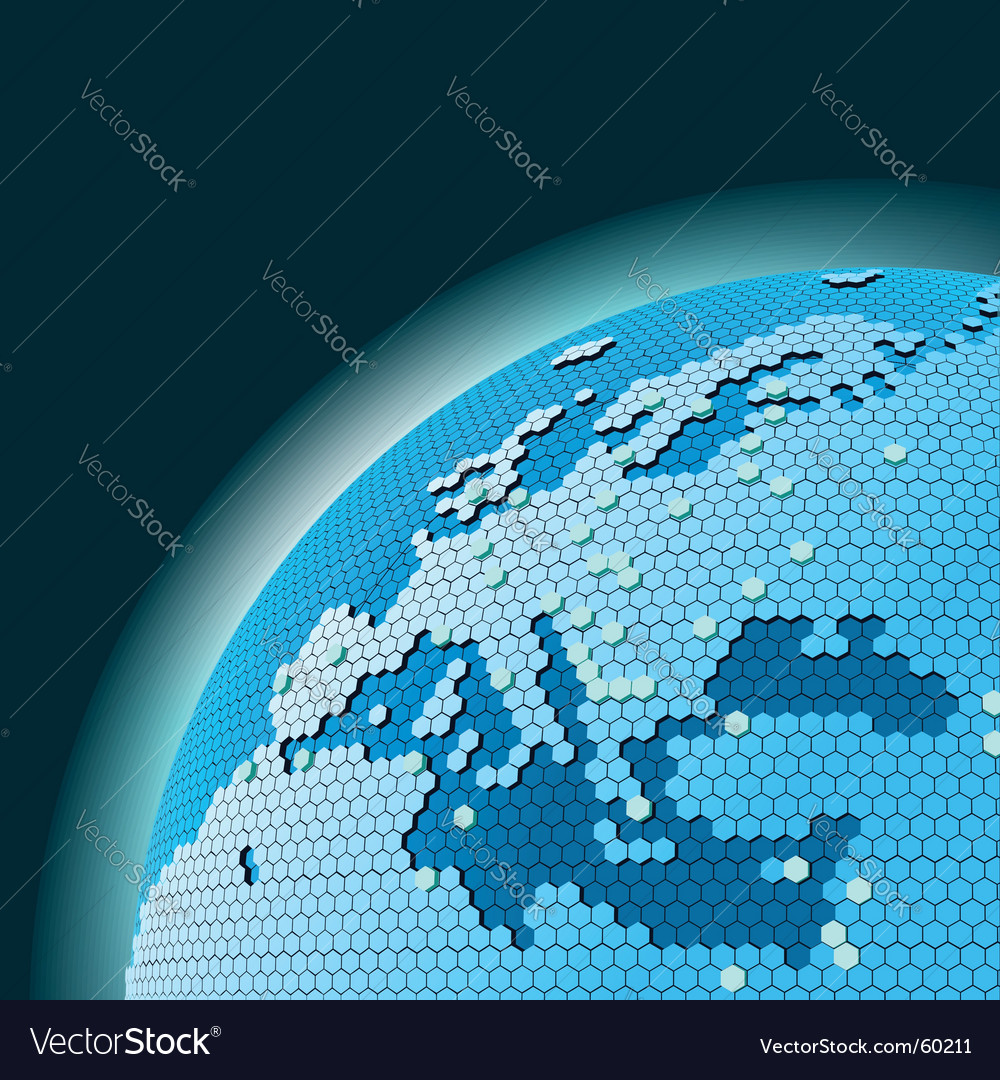 Cellular world Royalty Free Vector Image - VectorStock