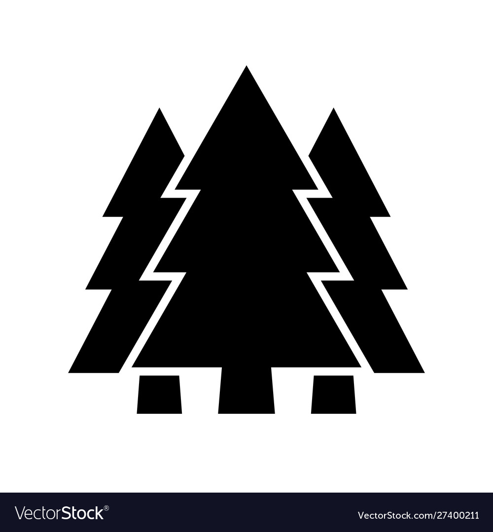Fir tree icon Royalty Free Vector Image - VectorStock