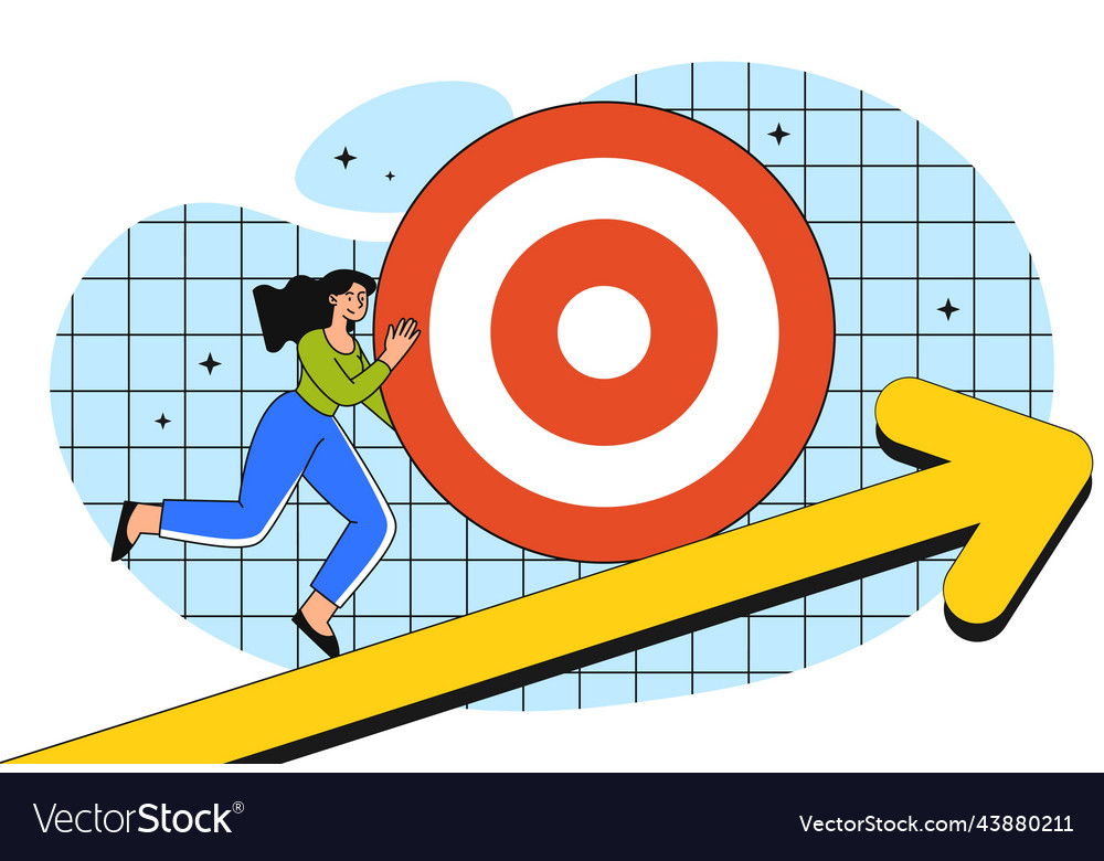 Hard work concept Royalty Free Vector Image - VectorStock