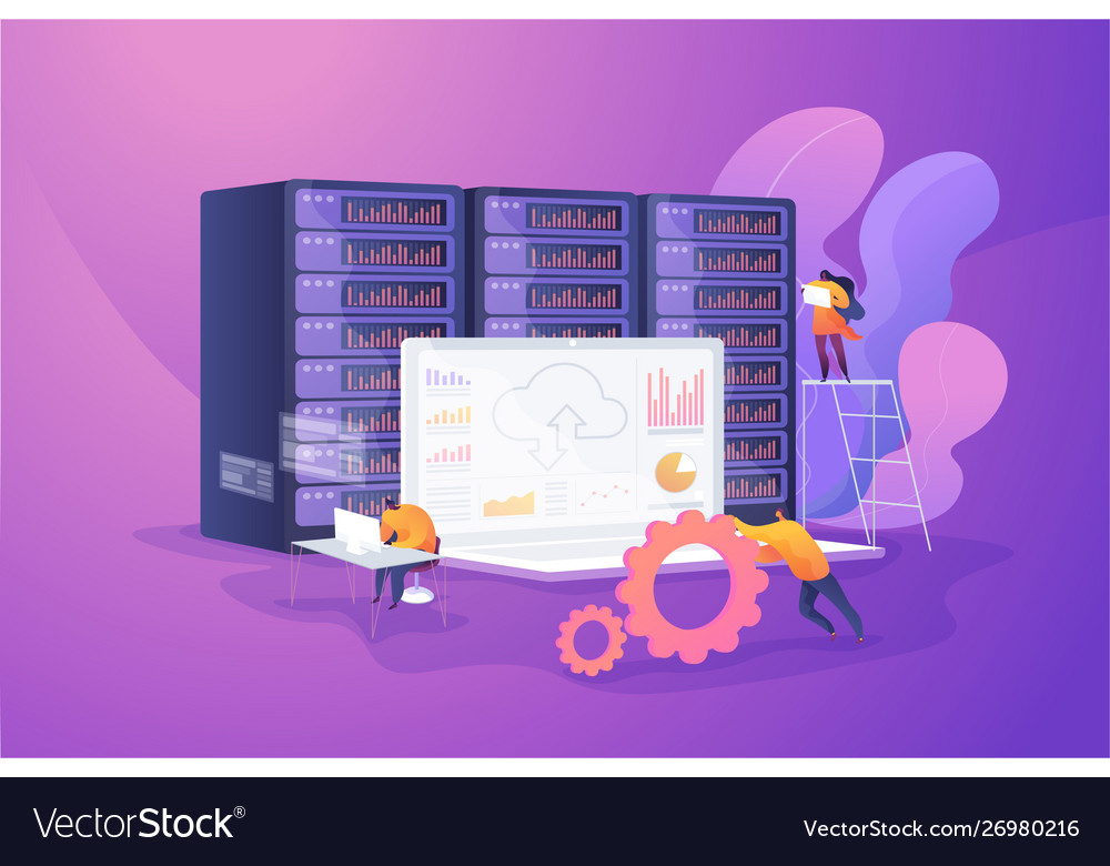 Big data developer Royalty Free Vector Image - VectorStock